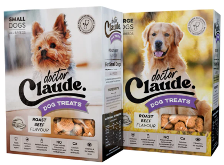 Doctor Claude Dog Biscuits Roast Beef Flavour 1kg – Across the Breeds