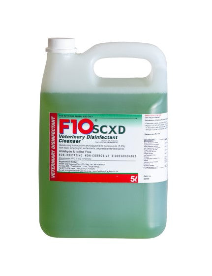 F10 SCXD Veterinary Disinfectant – Across the Breeds